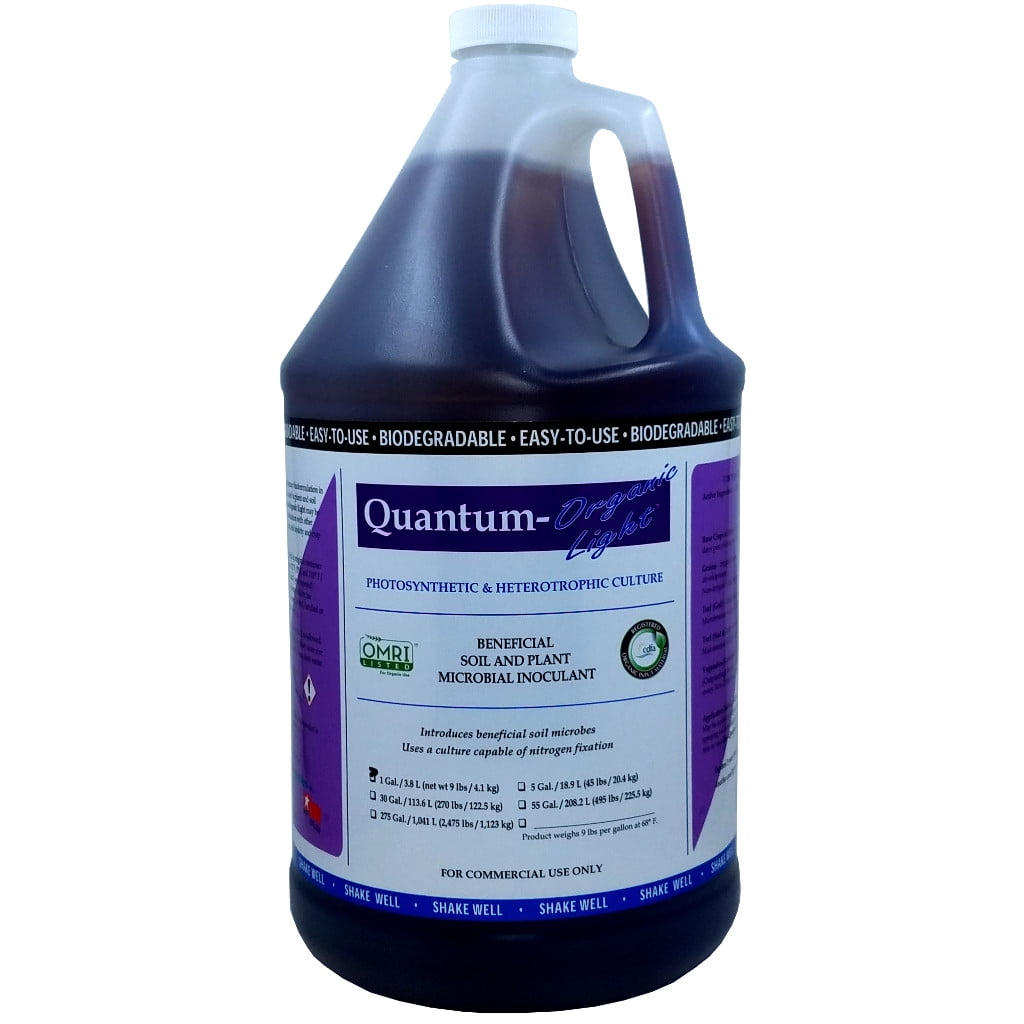 Quantum Growth Organic Light Plant and Soil Microbes 1 Gallon - Walmart.com
