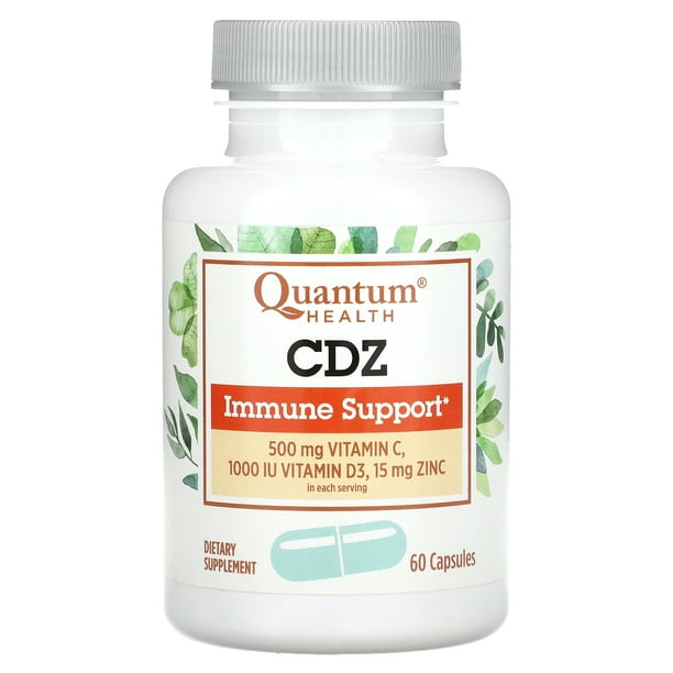 Quantum Health CDZ, Immune Support, 60 Capsules - Walmart Business Supplies