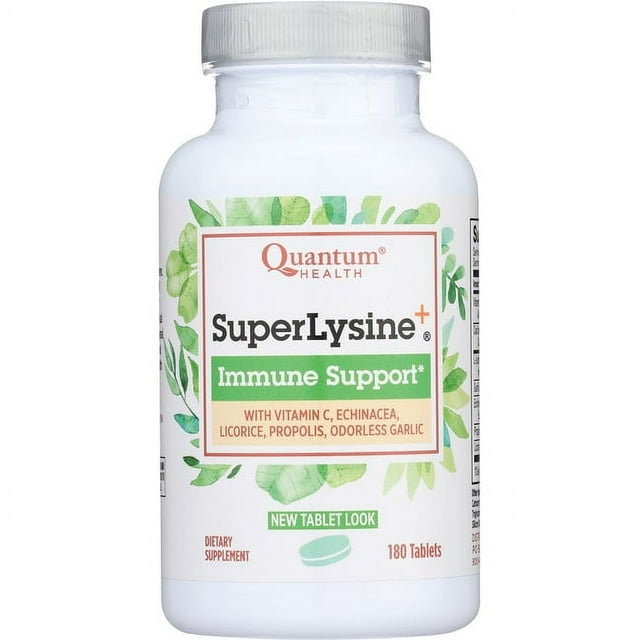 Quantum Health Super Lysine Plus - 180 Tablets - Walmart.com