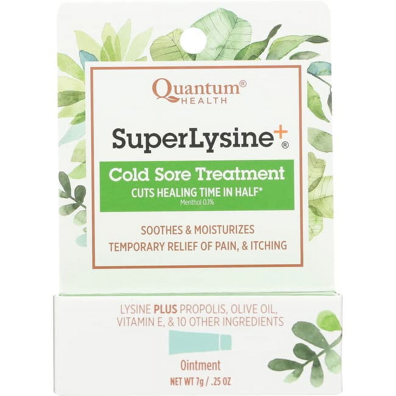 Quantum Health Super Lysine+ Fast Acting Cold Sore Treatment Cream ...
