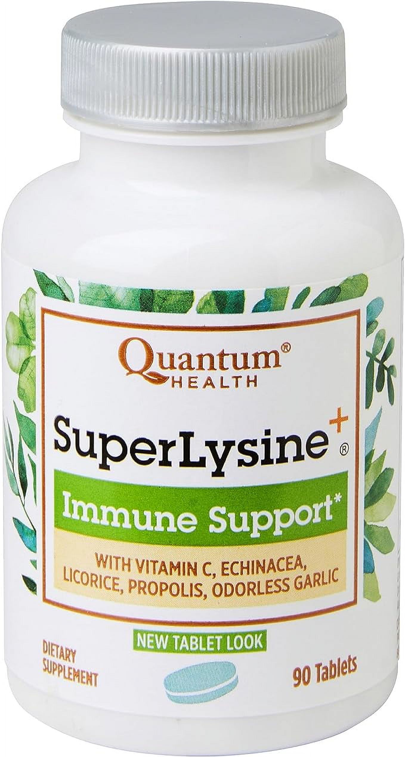 Quantum Health SuperLysine+ Advanced Formula Immune Support Supplement ...