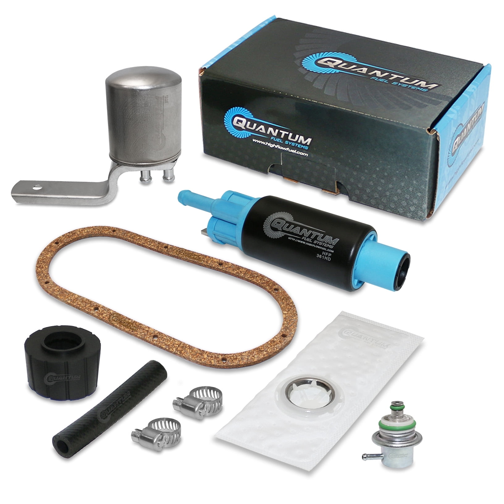 Quantum Intank EFI Fuel Pump w/ Regulator, Tank Seal & Filter for ...