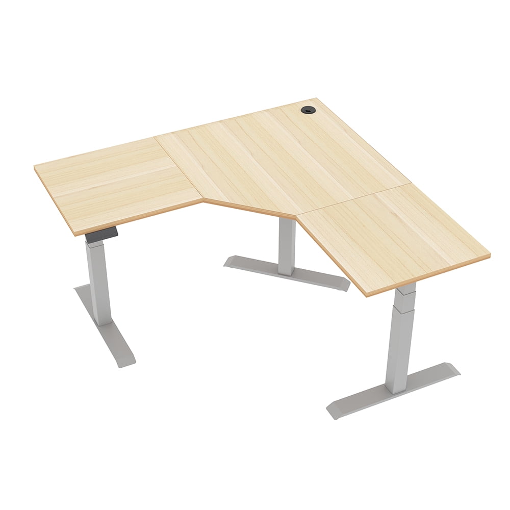 Quantum L-Shaped Electric Sit-Stand Desk Corner Height Adjustable Desk ...