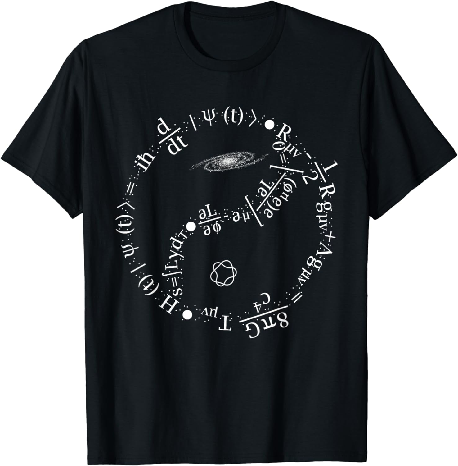 Quantum Mechanics Formula - String Theory Maths Universe Cotton T-Shirt ...