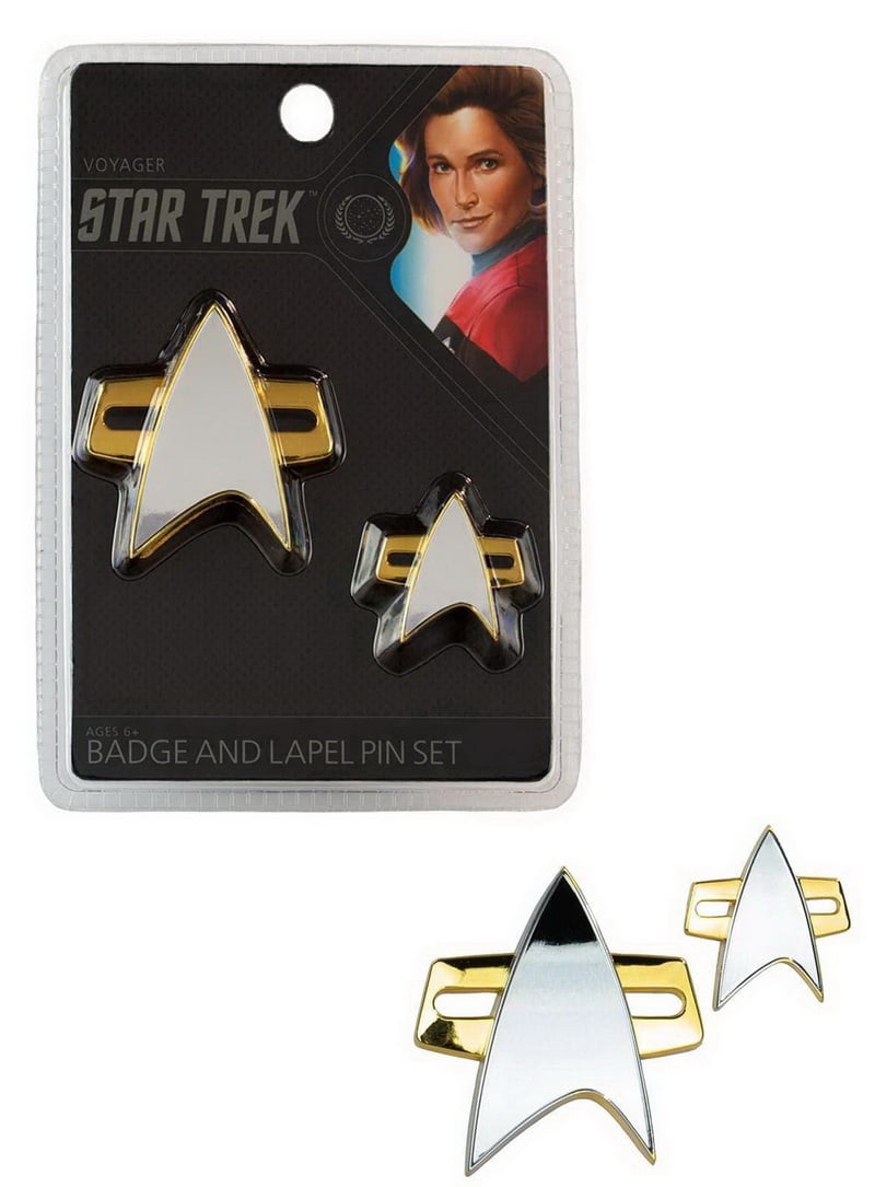 Quantum Mechanix QMX-STR-0183-C Star Trek Voyager Communicator Badge ...
