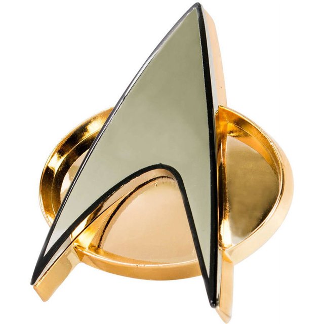 Quantum Mechanix Star Trek: The Next Generation Communicator Badge ...