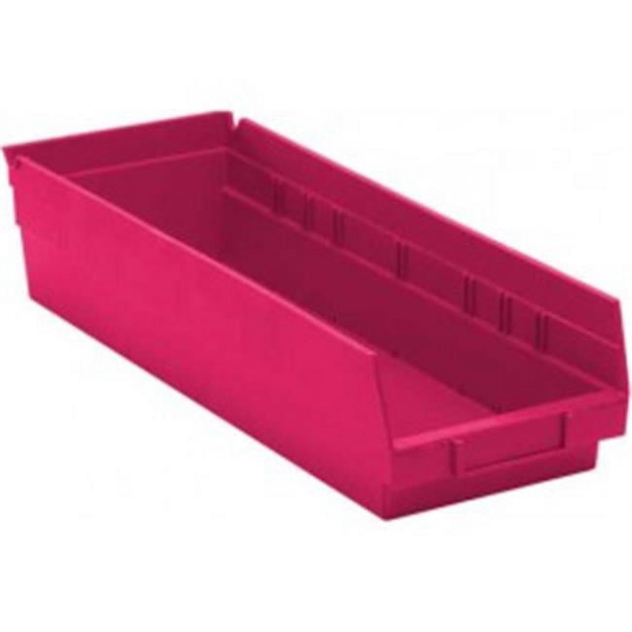 Economy shelf bin, 17-7/8"W x 6-5/8"D x 4"H, includes (7) divider slots ...