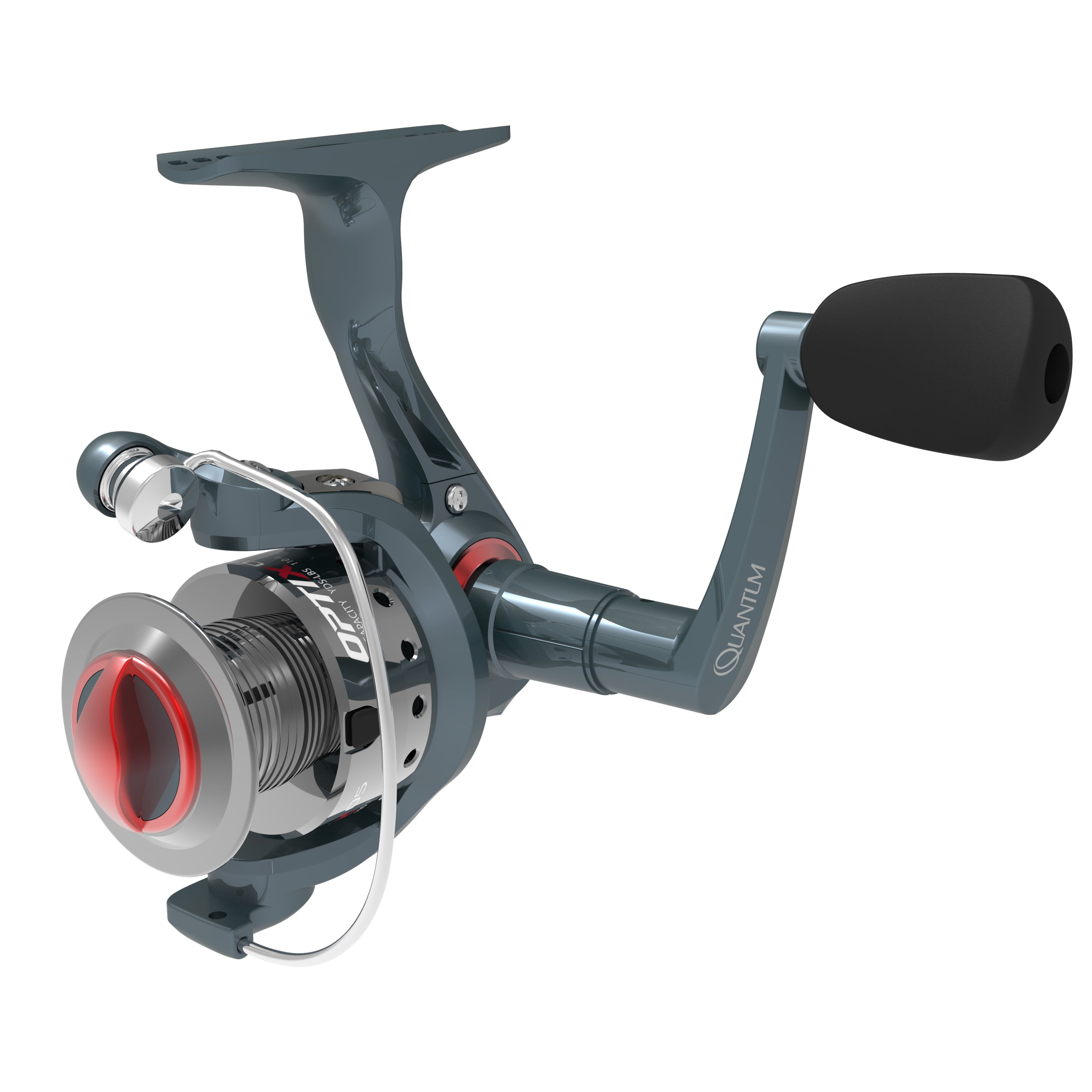 Quantum Optix Spinning Fishing Reel, Size 40 Reel, 5.2:1 Gear Ratio ...
