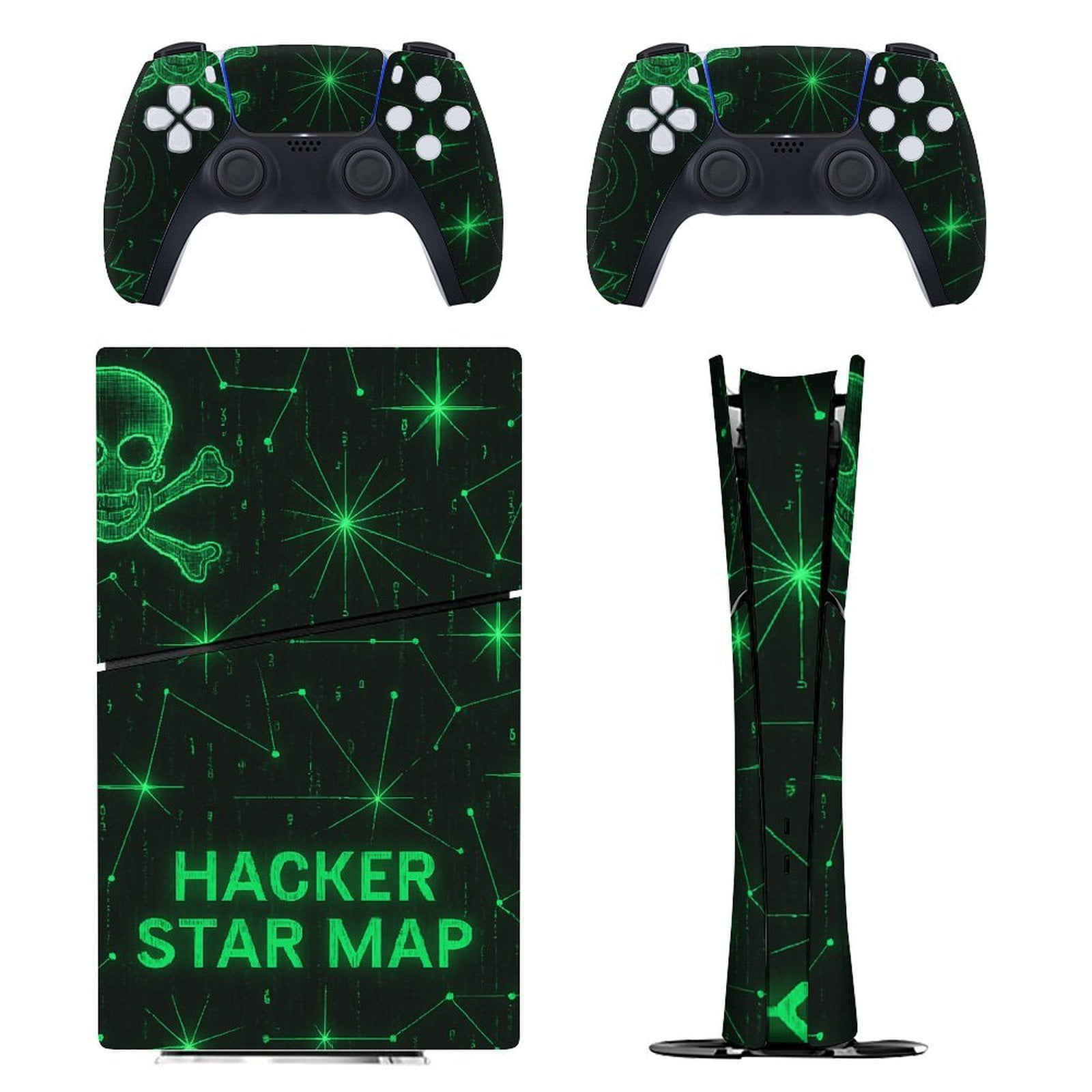 Quantum Pirate Map Console Skin Bundle for PS5 Pro Slim Disc & Digital ...