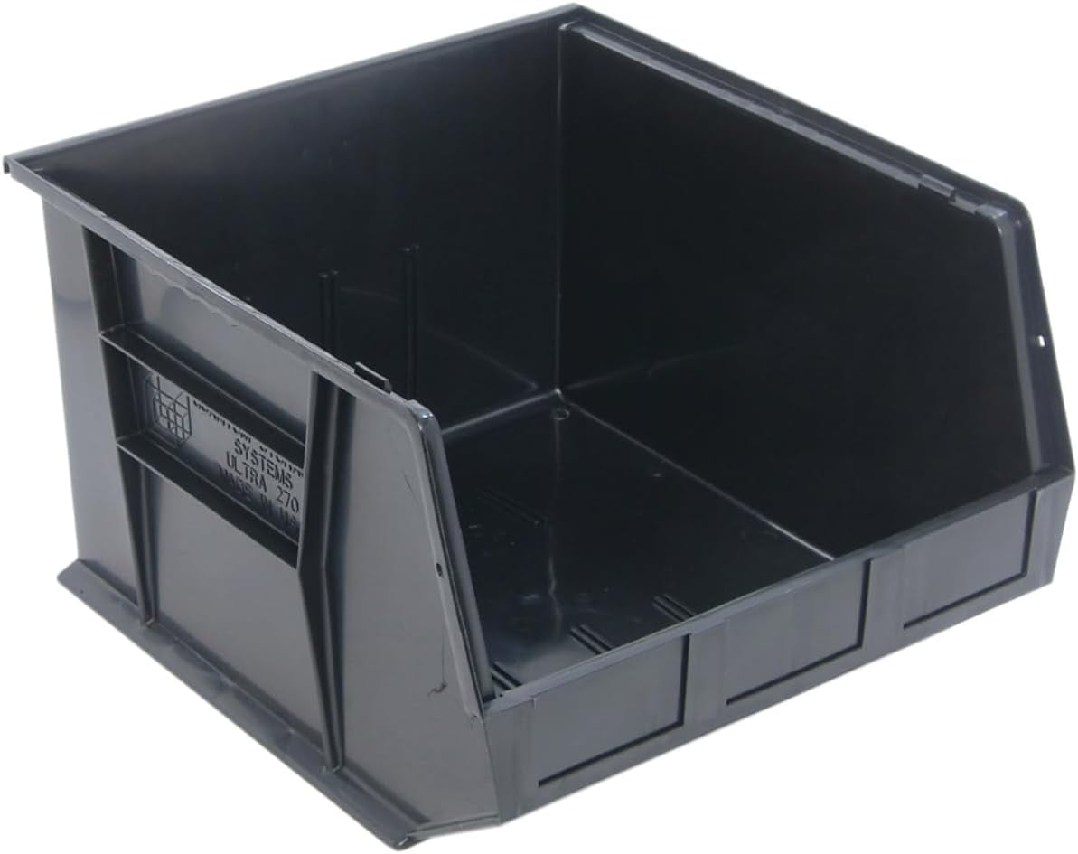 Quantum QUS270 Plastic Storage Stacking Ultra Bin, 18-Inch by 16-Inch ...