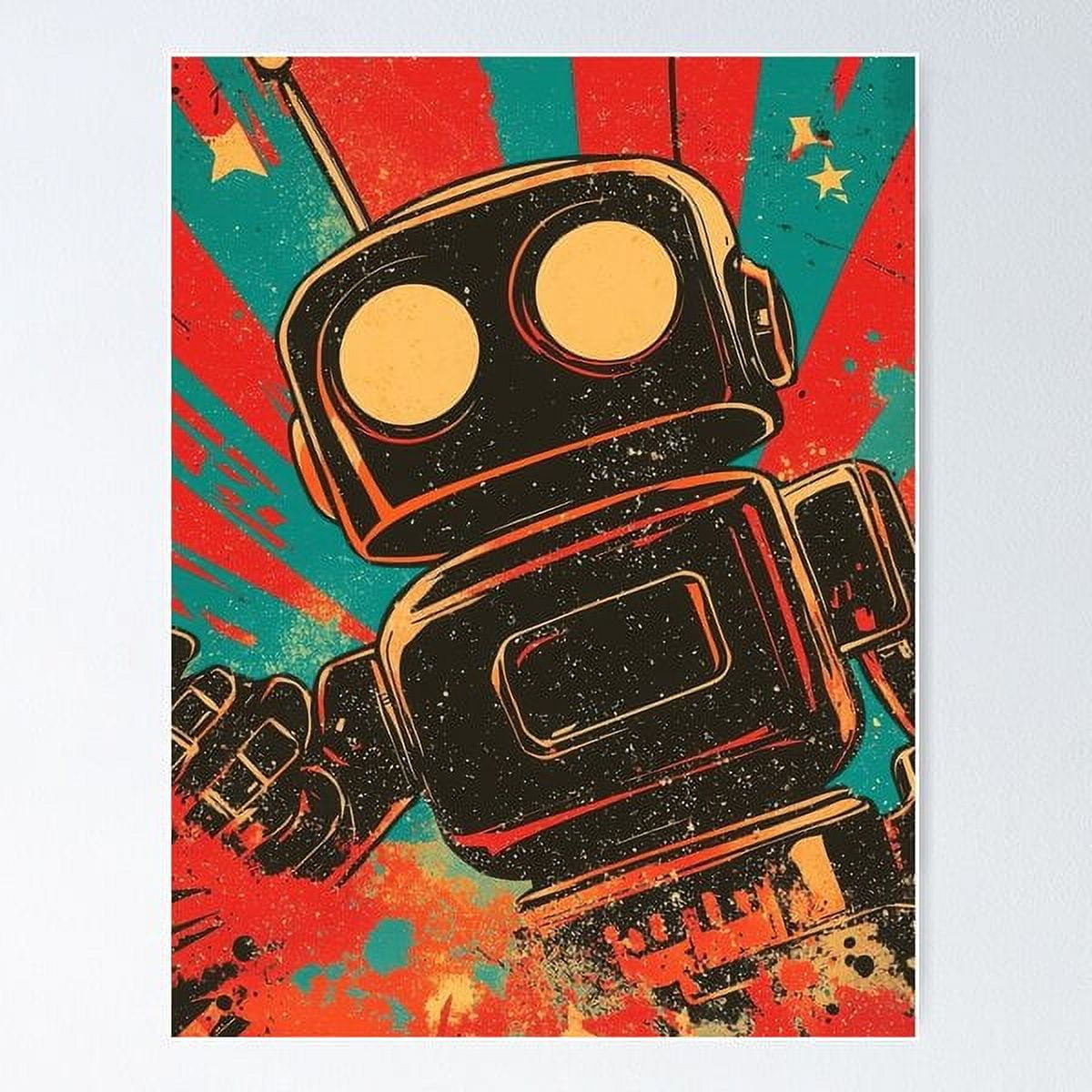 Quantum Quasar Construct Poster Wall Art, Modern Wall Decor For Living ...