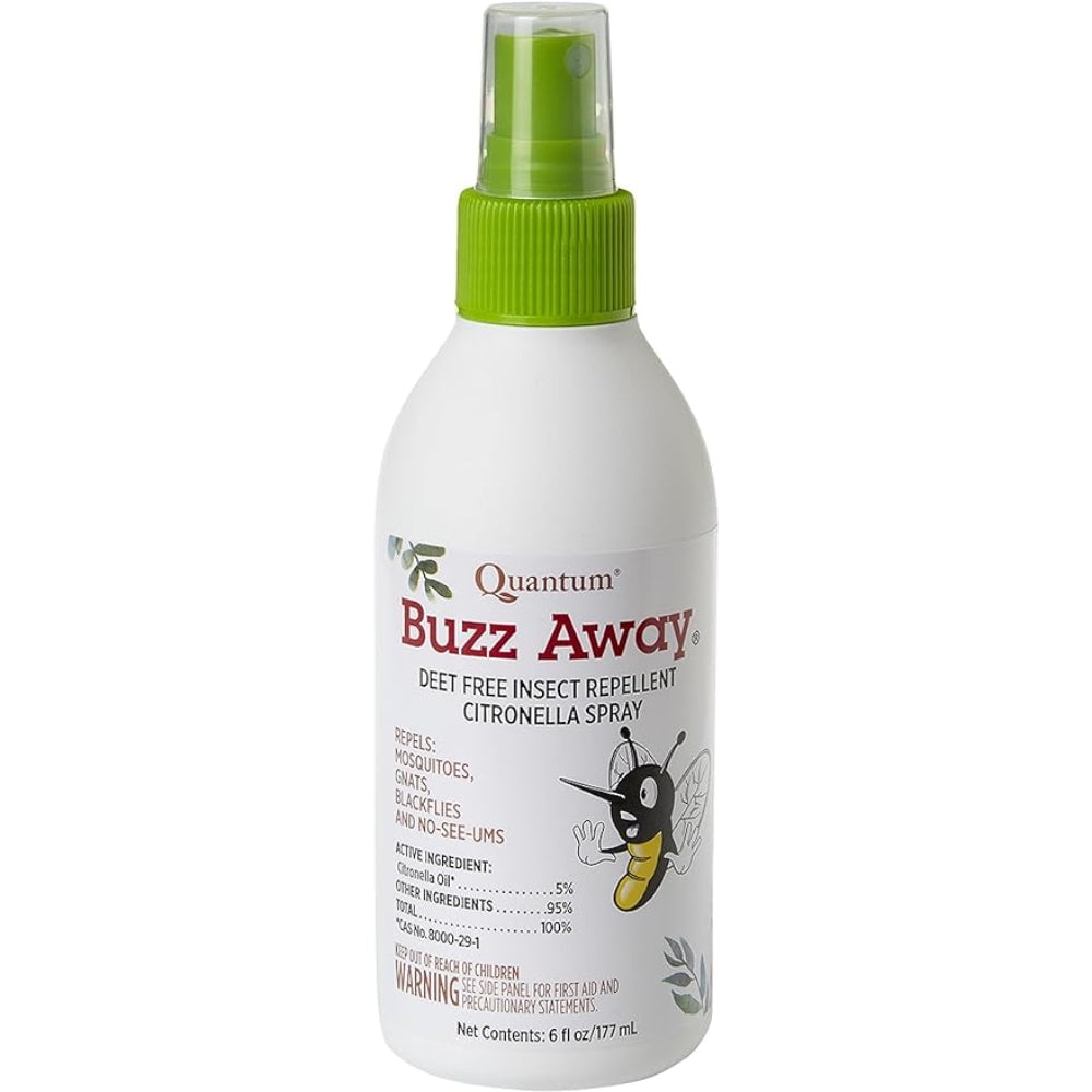 Quantum Buzz Away - Natural DEET-free Insect Repellent, Citronella ...