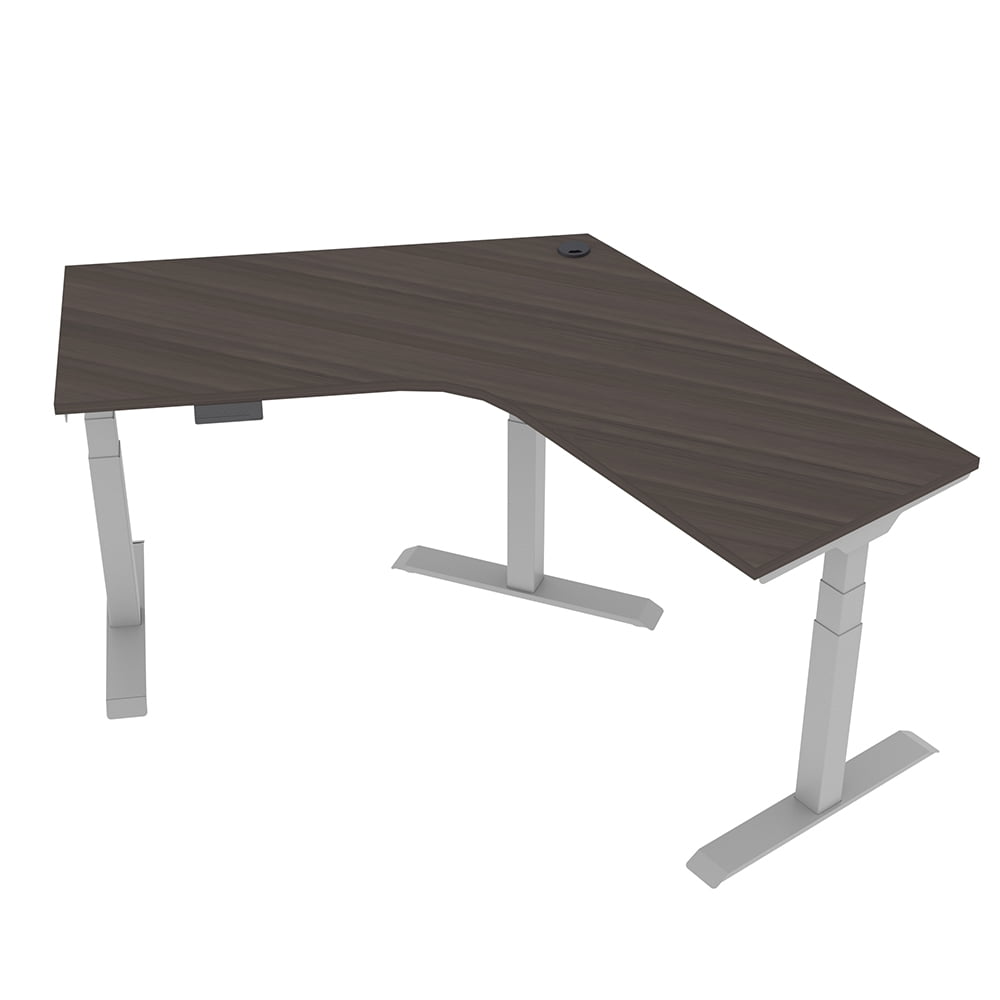 Quantum Series V-Shaped Electric Sit-Stand Desk 120 Degree Workstation ...