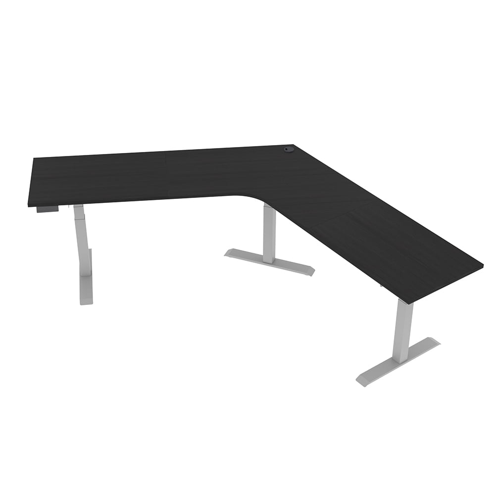 Quantum Series V-Shaped Electric Sit-Stand Desk 120 Degree Workstation ...