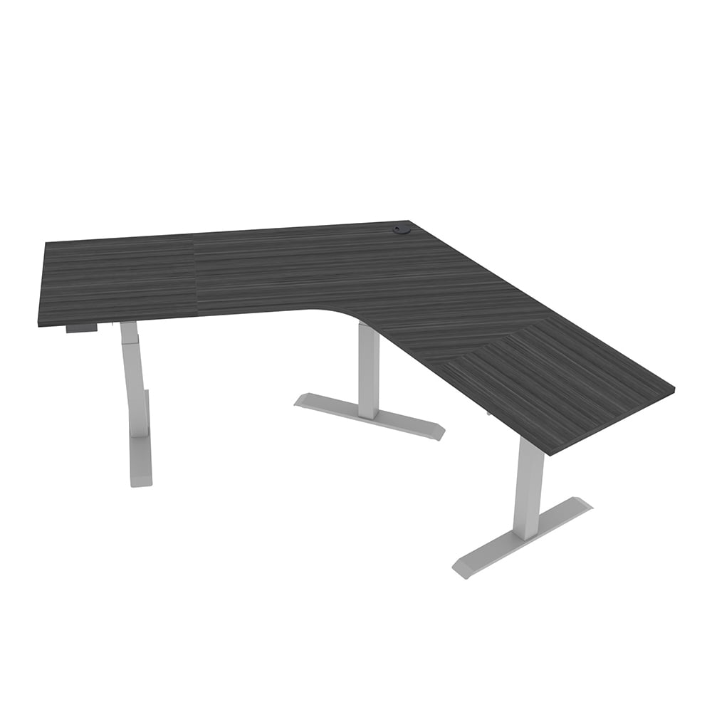 Quantum Series V-Shaped Electric Sit-Stand Desk 120 Degree Workstation ...