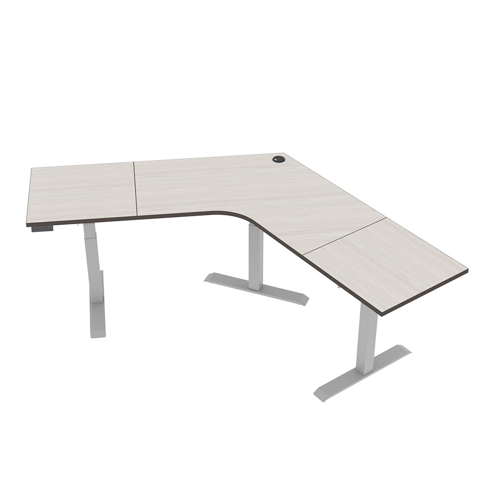 Quantum Series V-Shaped Electric Sit-Stand Desk 120 Degree Workstation ...