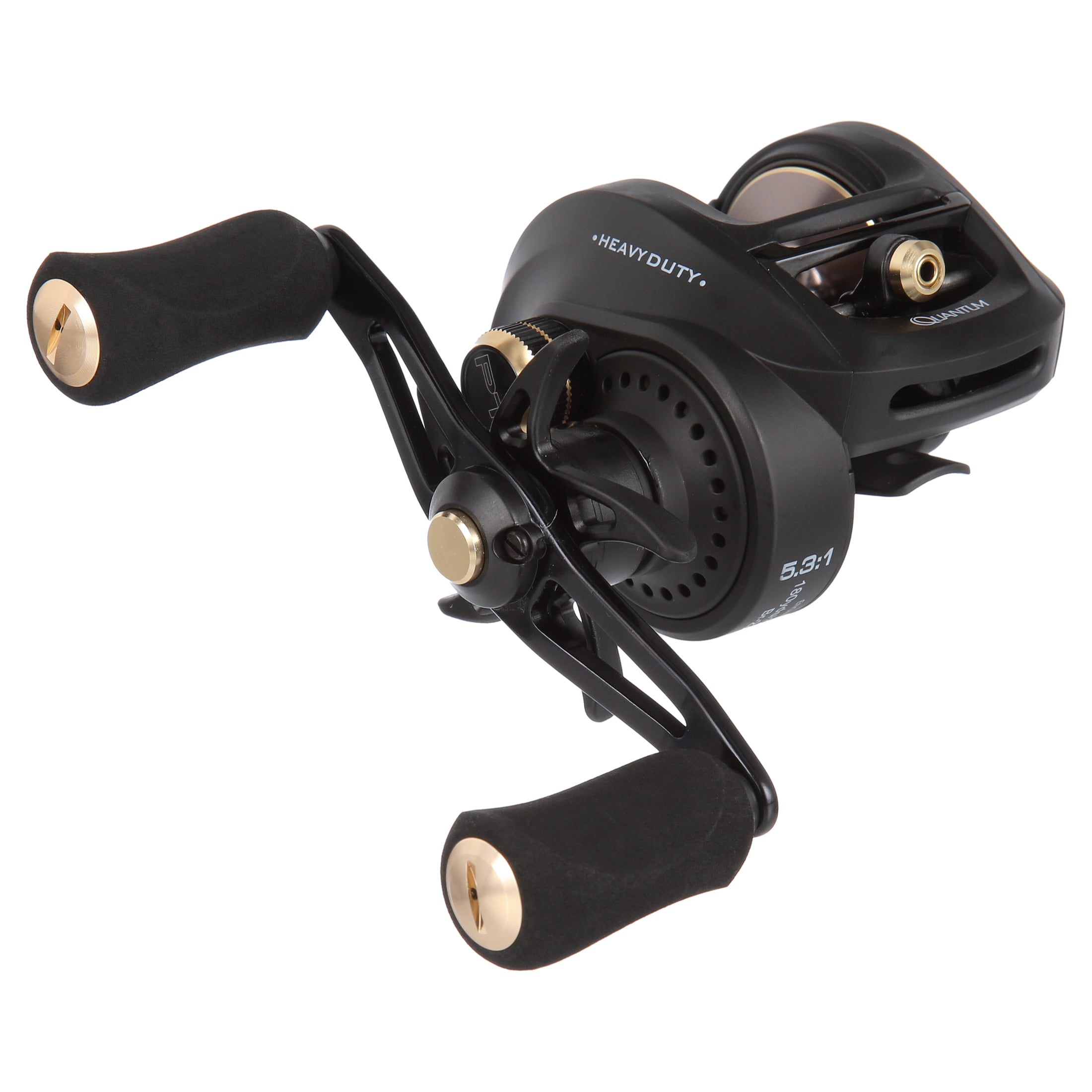 Quantum Smoke HD Baitcast Fishing Reel, Size 200 Reel, Right-Hand ...