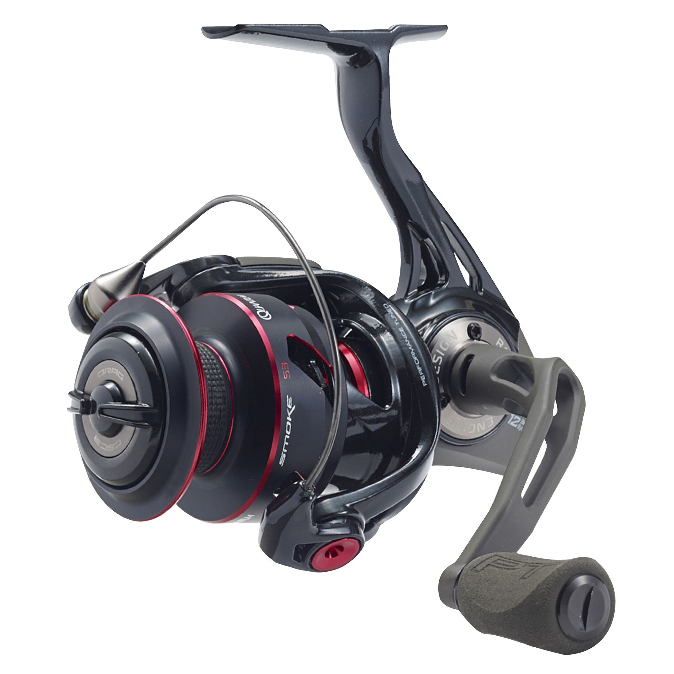 Quantum Smoke Spinning Fishing Reel, Size 15 Reel, 5.7:1 Gear Ratio ...