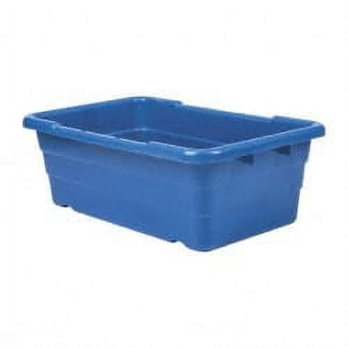 Quantum Storage 100 Lb Load Capacity Blue Polypropylene Cross-Stack ...