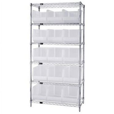 "Akro-Mils Transparent Plastic Utility Organizer: Stackable Storage ...