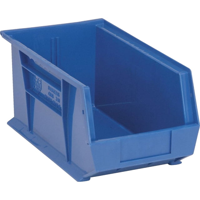Quantum Storage Large Blue Stackable Parts Bin RQUS240BL-UPC - Walmart ...