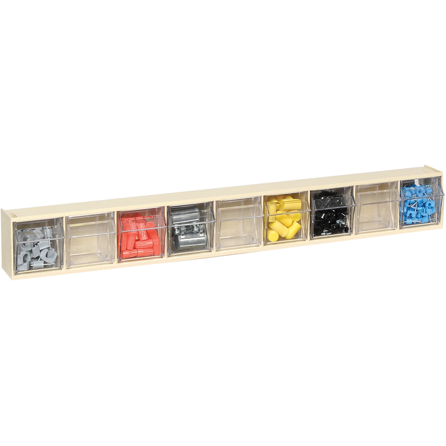 Quantum QTB309 Tilt Out Storage Bin- 9 Compartments Ivory - Walmart ...