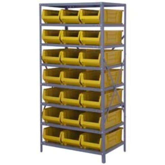 Quantum Storage Systems 268919YL 2475-952 Steel Shelving with 21 24 in ...