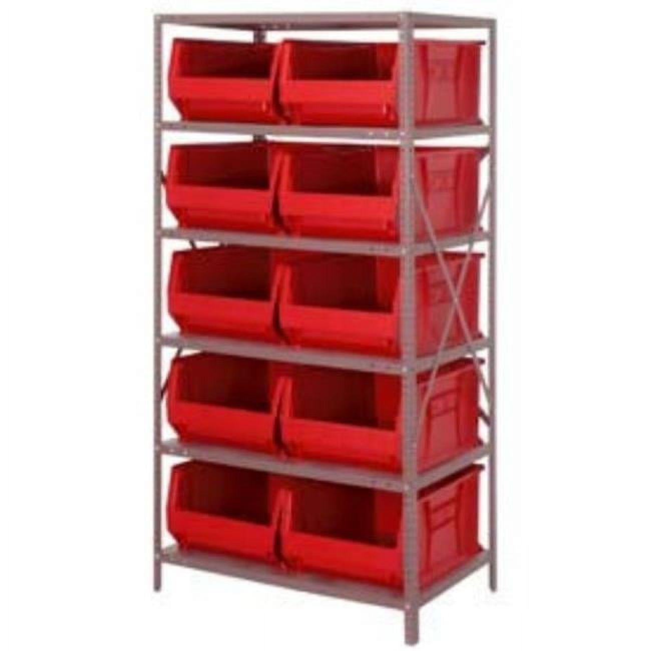 Quantum Storage Systems 268921RD 2475-954 Steel Shelving with 10 24 in ...