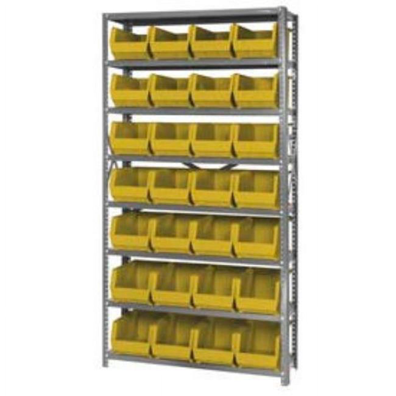 Quantum Storage Systems 268937YL QSBU-240 Steel Shelving with 28 Giant ...