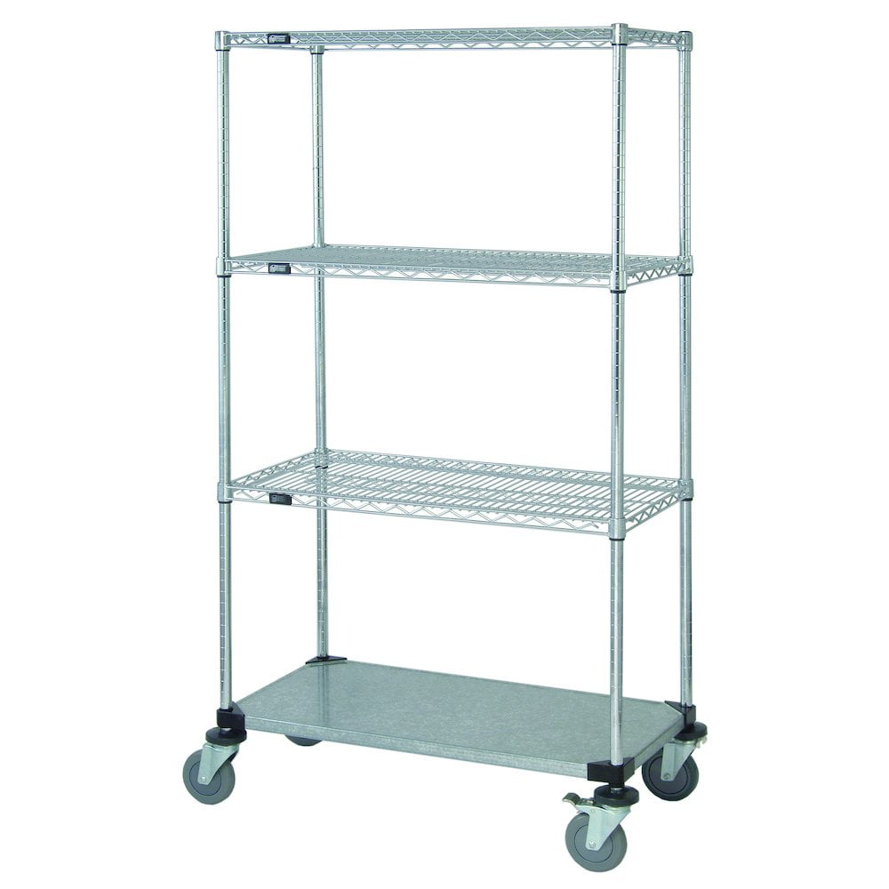Quantum Storage Systems Cart, Stem Caster in Carbon Steel Material ...
