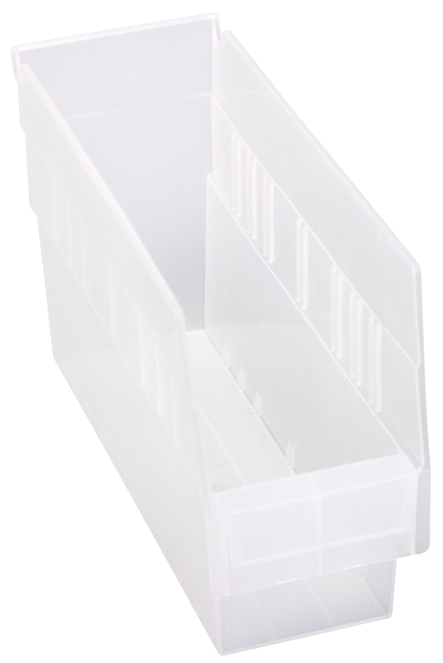 Quantum Storage Systems Clear Plastic Economy Shelf Bin, Nesting, 11-5/ ...
