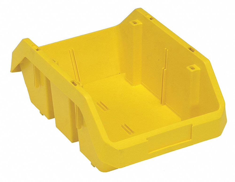 Quantum Storage Systems Cross-Stacking Bin,Yellow,PP,5 in QP1285YL ...
