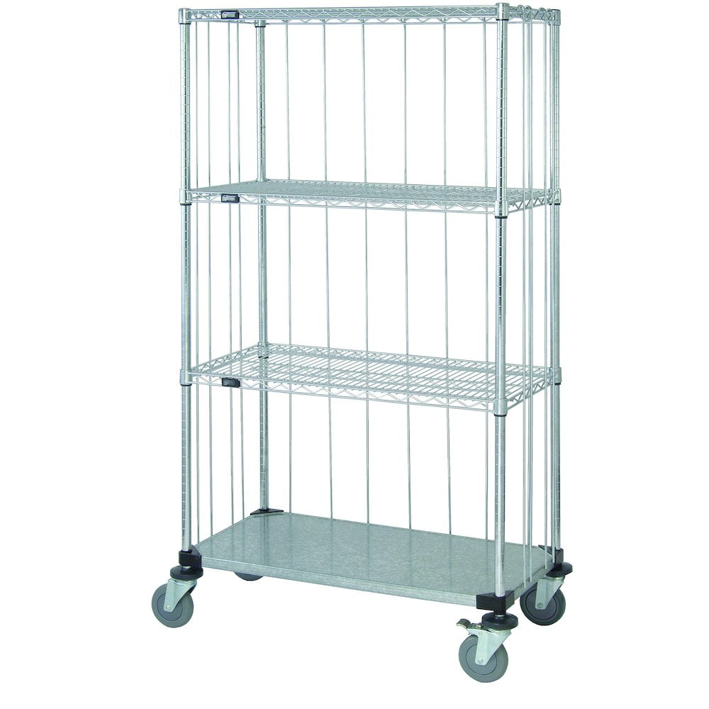 Quantum Storage Systems Enclosure Cart, Stem Caster in Carbon Steel ...
