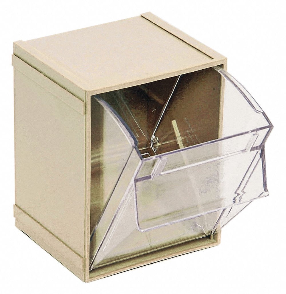 Mini Individual Clear Tip Out Bin 6-1/4"l X 4-3/4"w X 6-1/4"h- 1 Bin ...