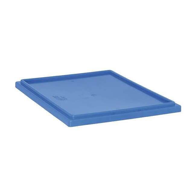 Box Partners Stack & Nest Lids 20 7/8" x 18 1/4" Blue 3/Case BINS156 ...