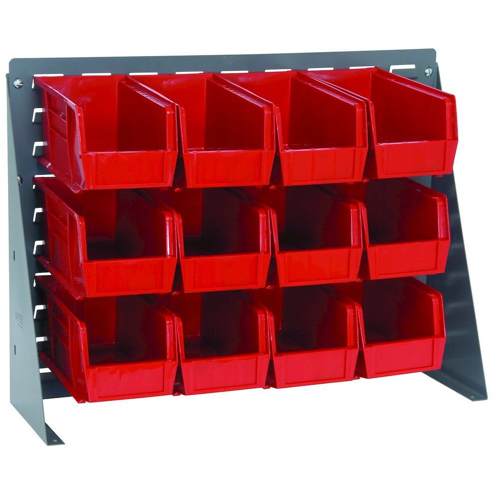 Quantum Storage Systems QBR-2721-230-12RD Solid Louvered Panel Bins ...