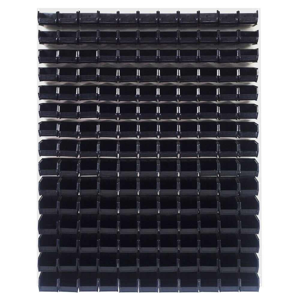 Quantum Storage Systems Louvered Panel, Wall Mount in Carbon Steel ...