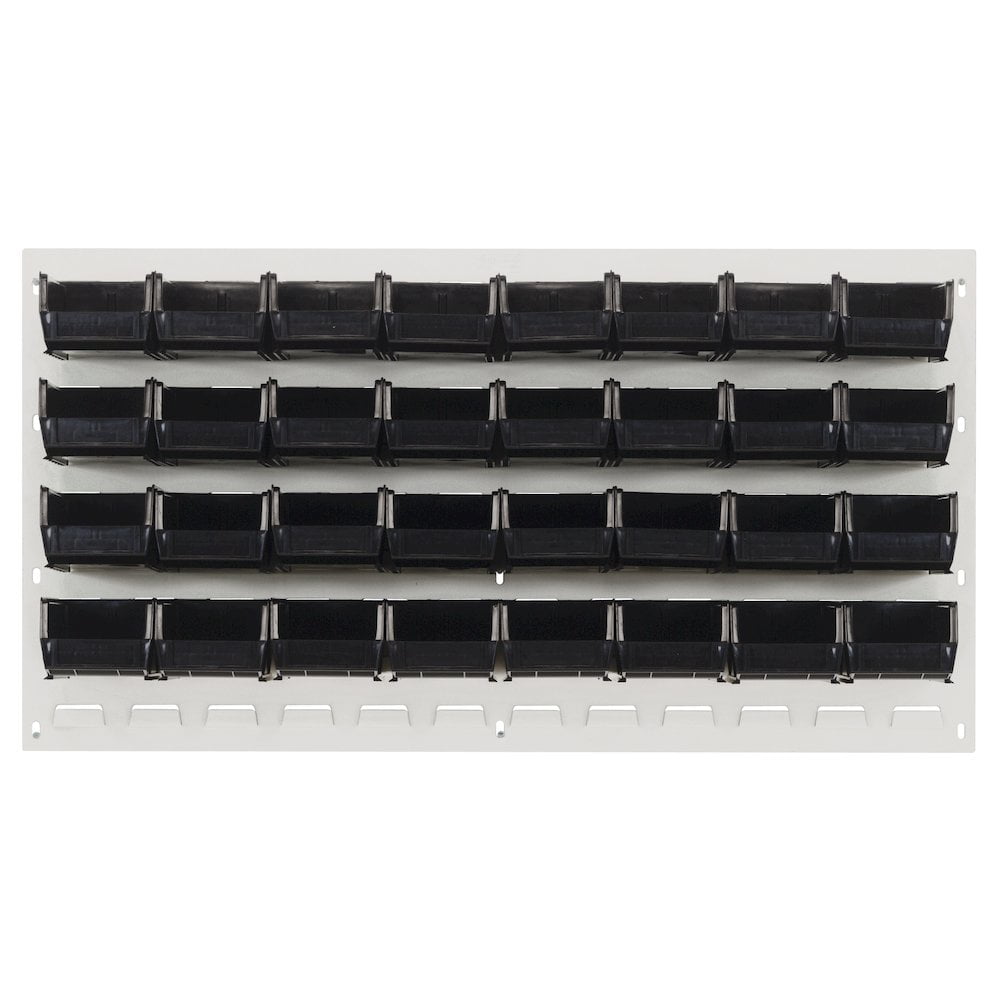 Quantum Storage Systems Louvered Panel, Wall Mount in Carbon Steel ...
