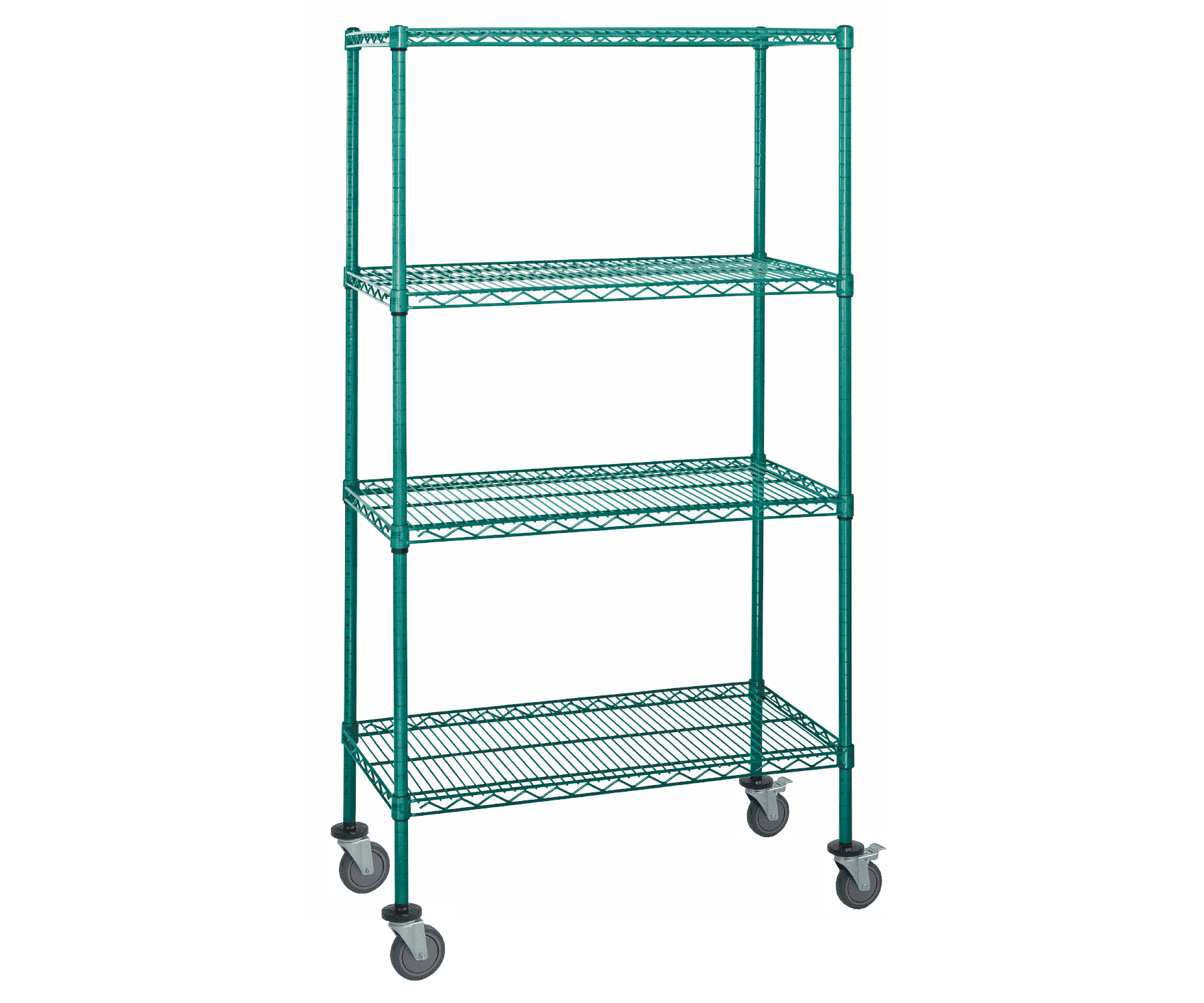 Quantum Storage Systems M1848P46 Wire Wheels Shelves Green Epoxy 4 ...
