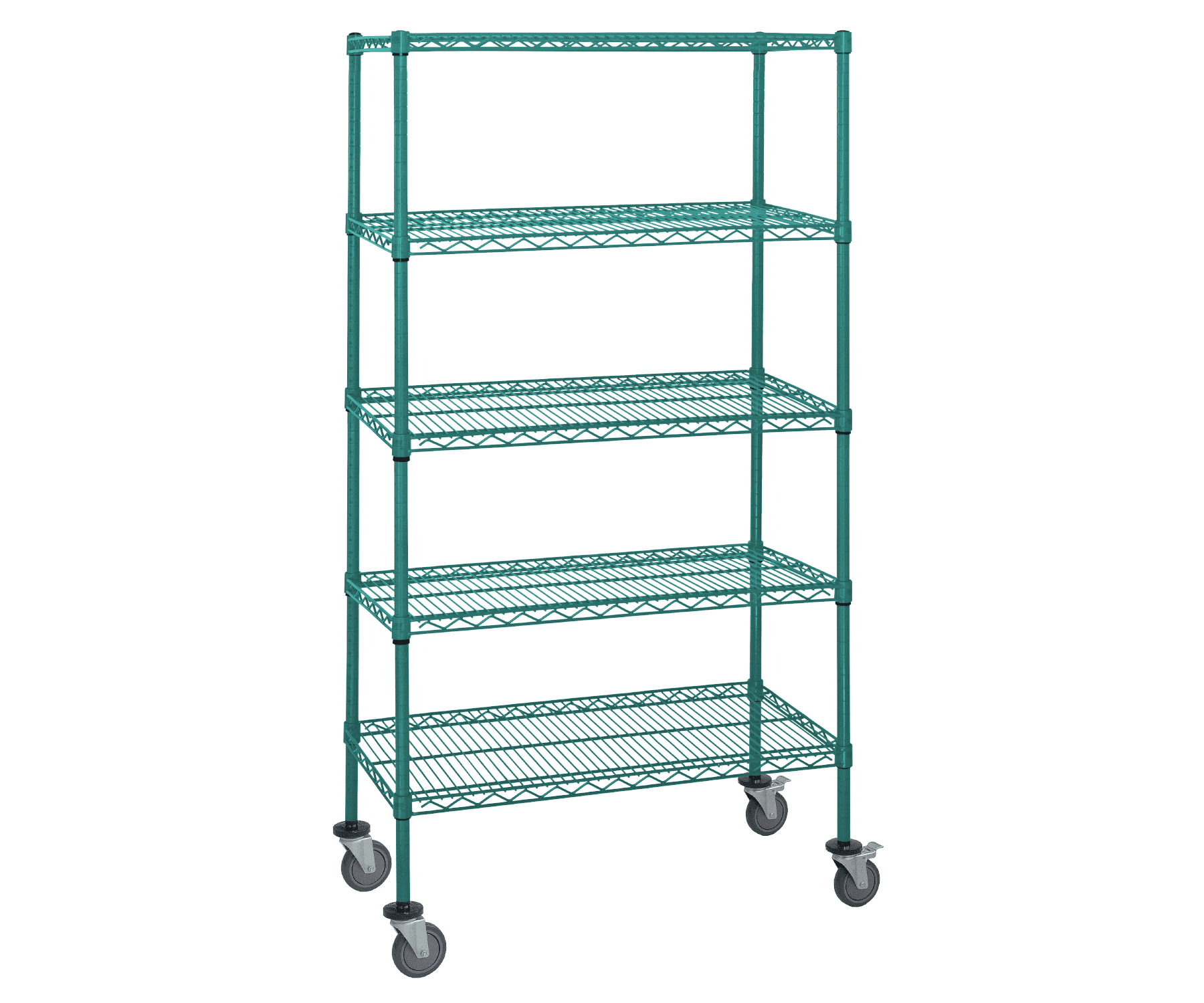 Quantum Storage Systems M2436P46-5LH33C Wire Wheels Shelves Green Epoxy ...