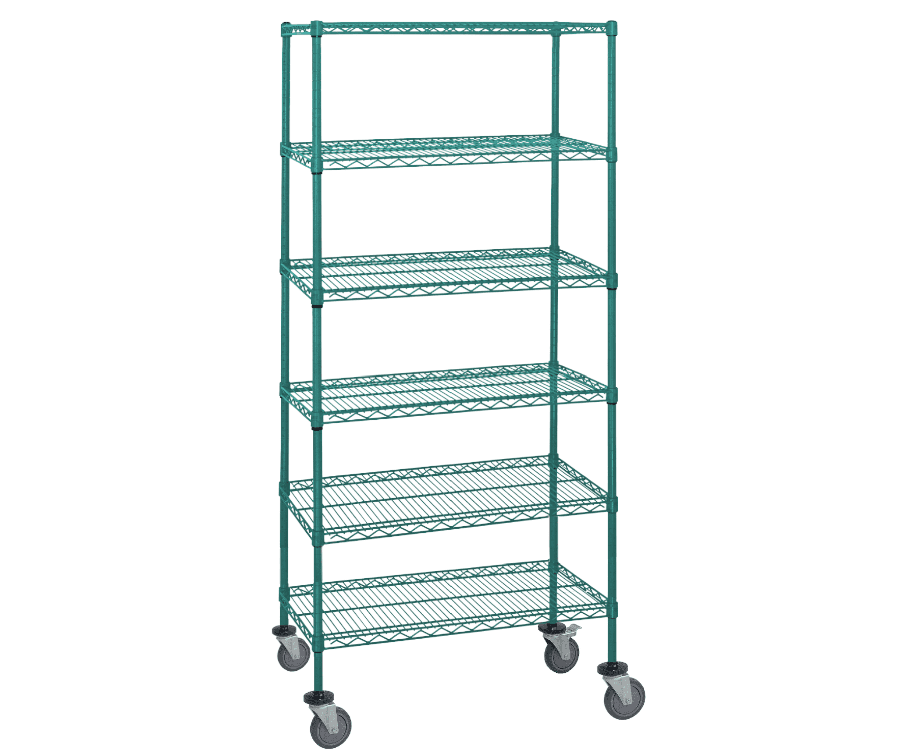 Quantum Storage Systems M2460P47-6LH57C Wire Wheels Shelves Green Epoxy ...