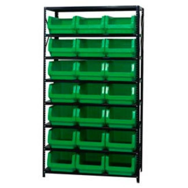 Quantum Storage Systems MSU-532GN Solid Heavy Duty 8 Shelves 75" H x 42 ...