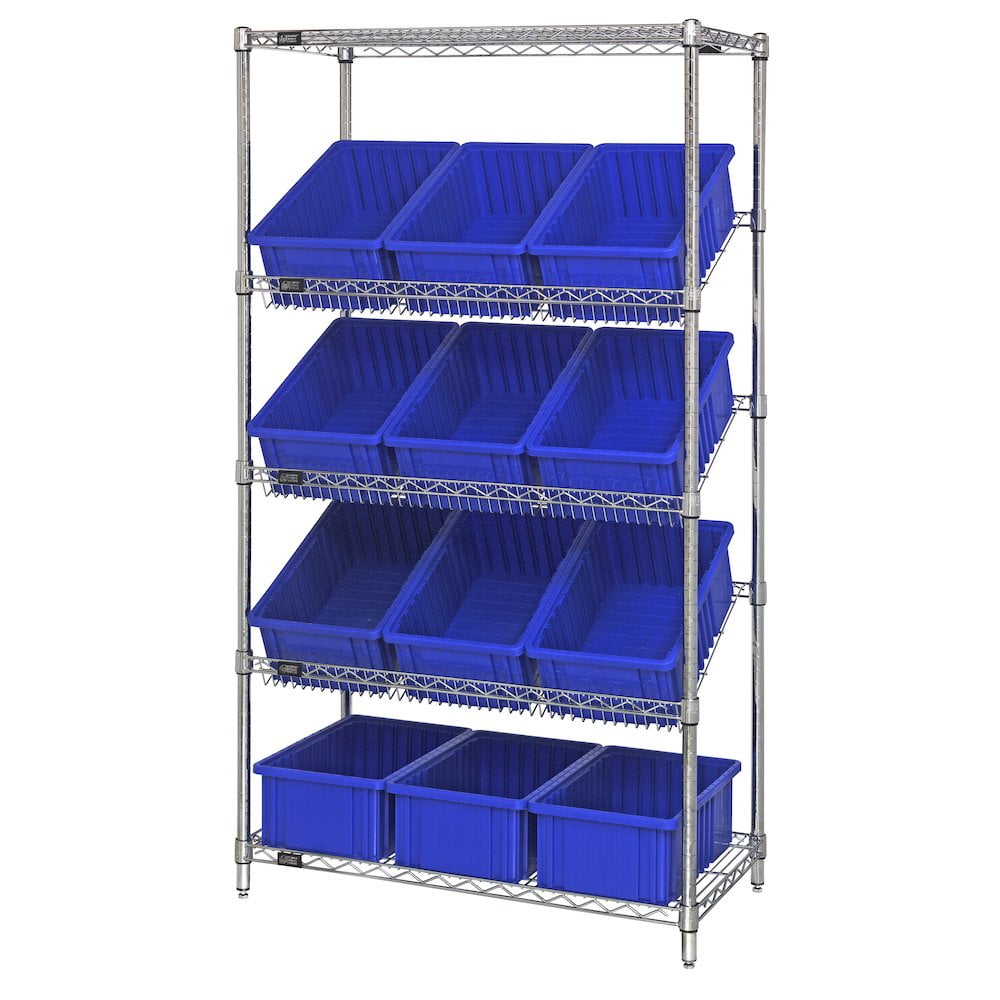 Quantum Storage Systems Merchandising and Display Rack/Cart in Carbon ...