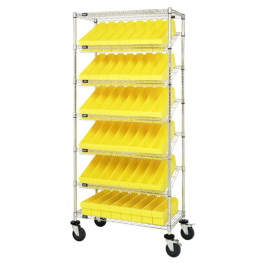 Quantum Storage Systems Merchandising and Display Rack/Cart in Carbon ...