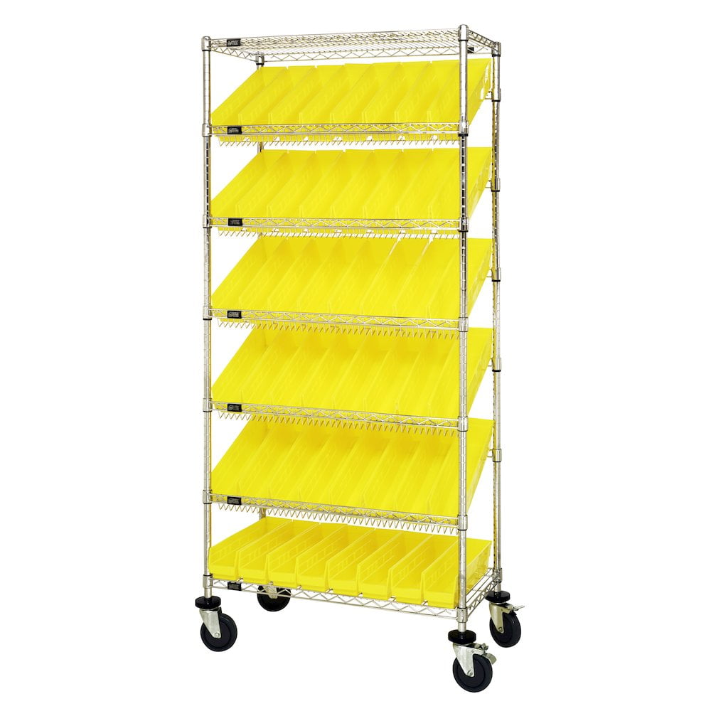 Quantum Storage Systems Merchandising and Display Rack/Cart in Carbon ...