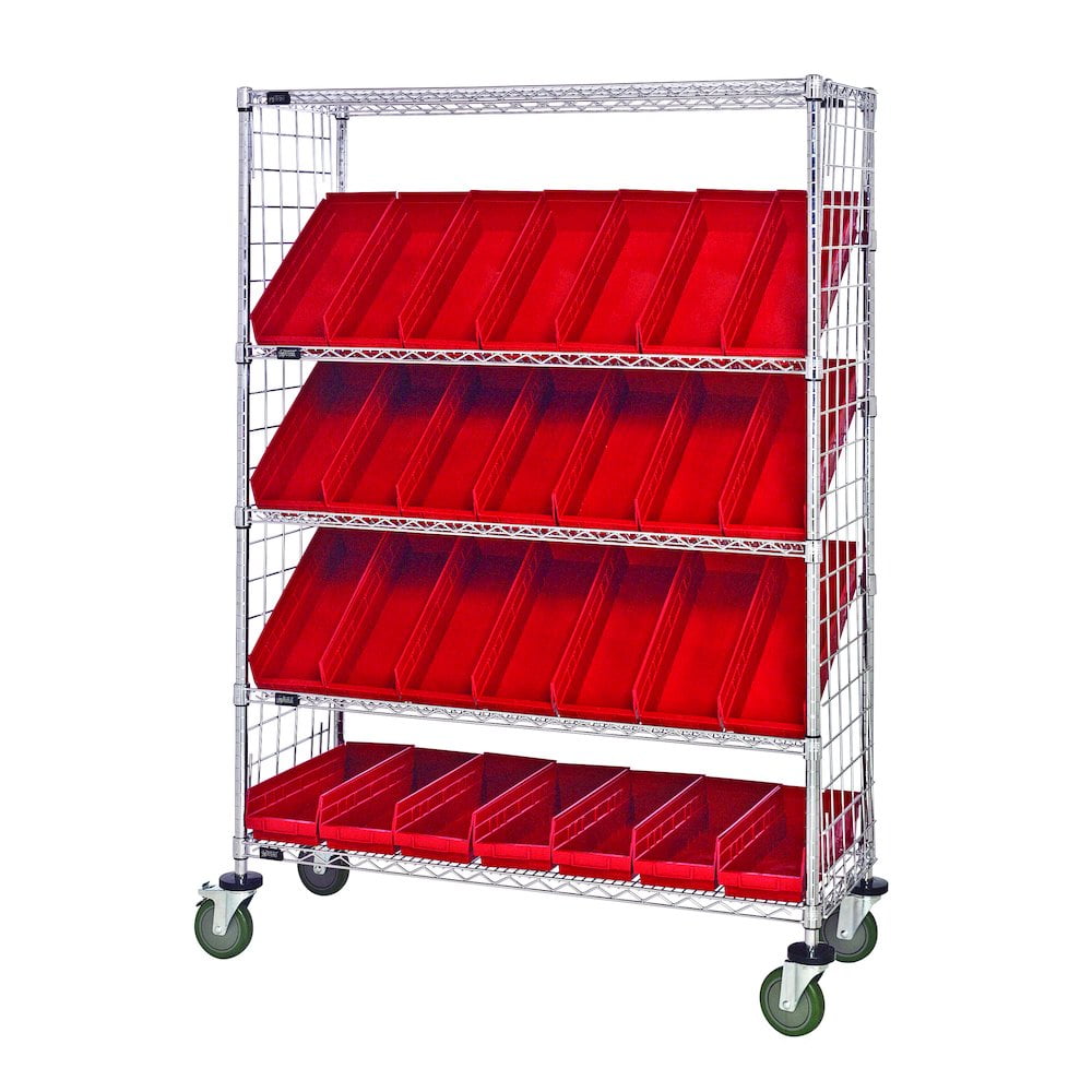 Quantum Storage Systems Merchandising and Display Rack/Cart in Carbon ...