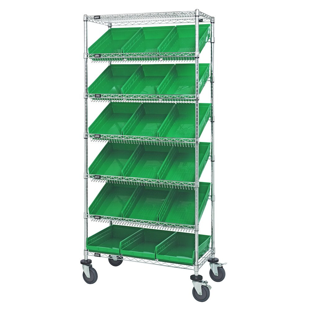 Quantum Storage Systems Merchandising and Display Rack/Cart in Carbon ...