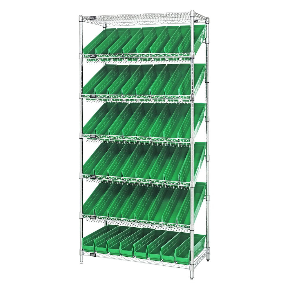 Quantum Storage Systems Merchandising and Display Rack/Cart in Carbon ...