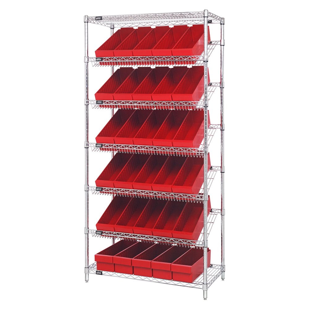 Quantum Storage Systems Merchandising and Display Rack/Cart in Carbon ...