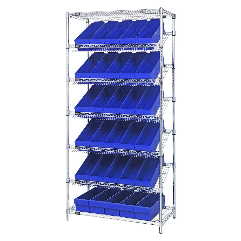 Quantum Storage Systems Merchandising and Display Rack/Cart in Carbon ...